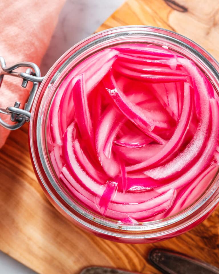 Pickled Red Onions (Quick & Easy!) – A Couple Cooks