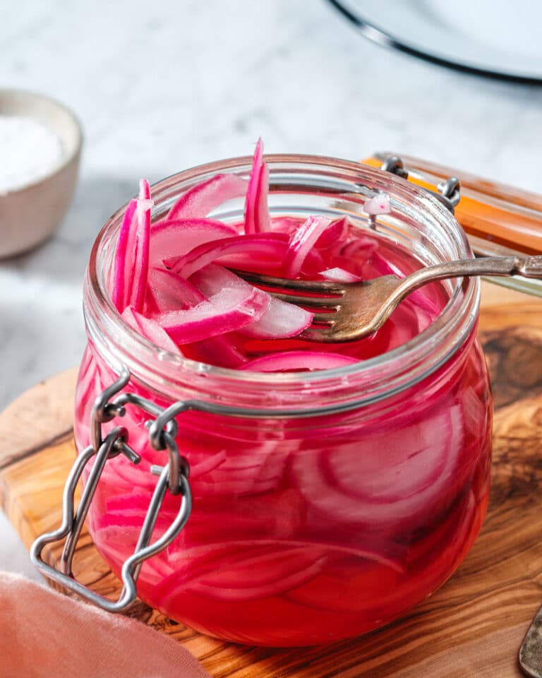 Pickled Red Onions (Quick & Easy!) – A Couple Cooks