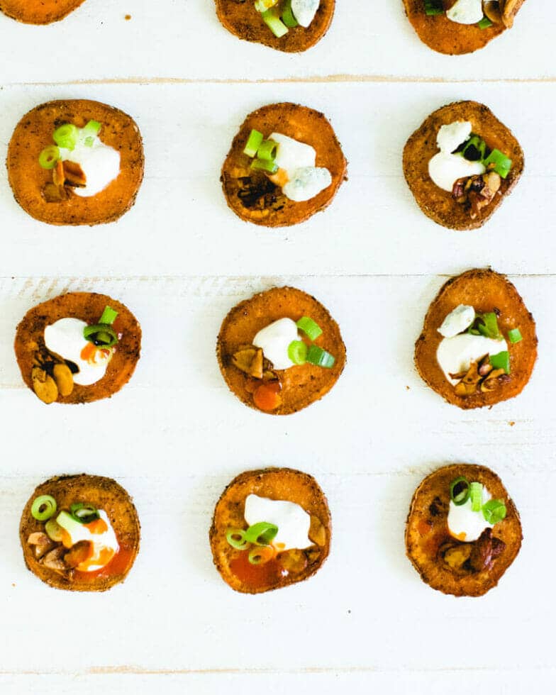 Loaded Sweet Potato Rounds – A Couple Cooks