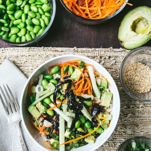 Healthy Sushi Bowl – A Couple Cooks
