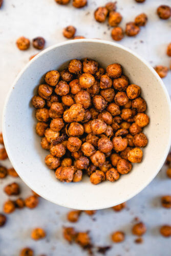 Easy Roasted Crispy Chickpeas