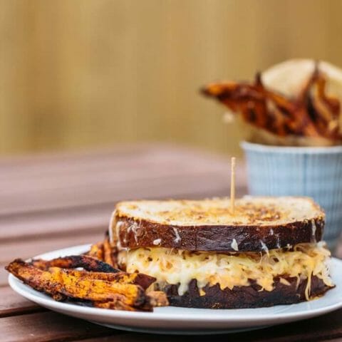 Vegetarian Reuben Sandwich – A Couple Cooks