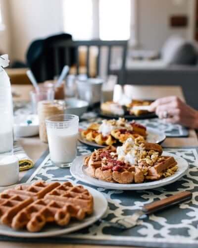 Waffle Party Menu – A Couple Cooks