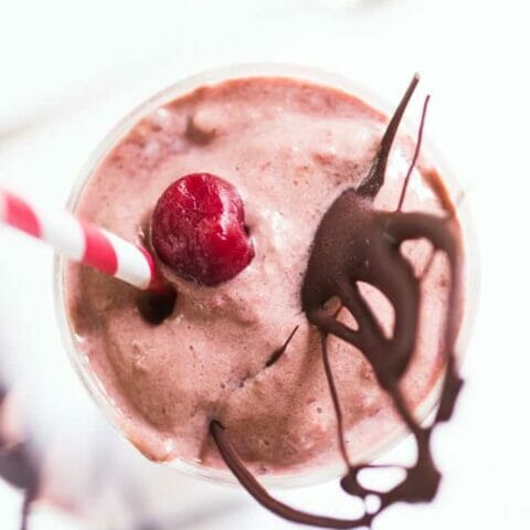Chocolate Cherry Milkshake – A Couple Cooks