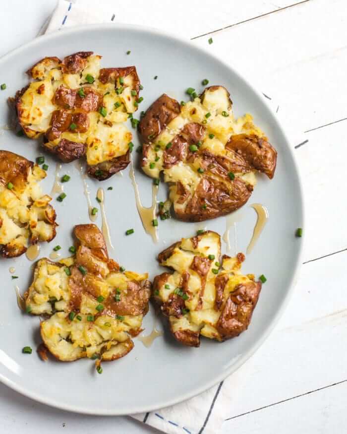 Roasted Smashed Potatoes – A Couple Cooks