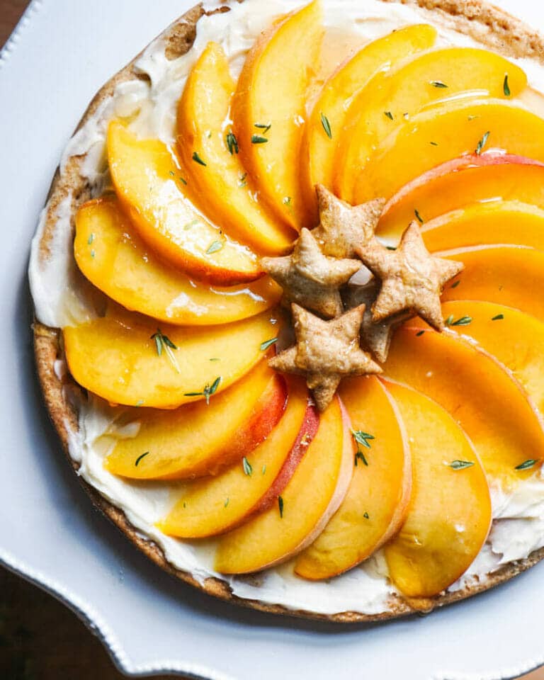 Simple Peach Tart Recipe – A Couple Cooks