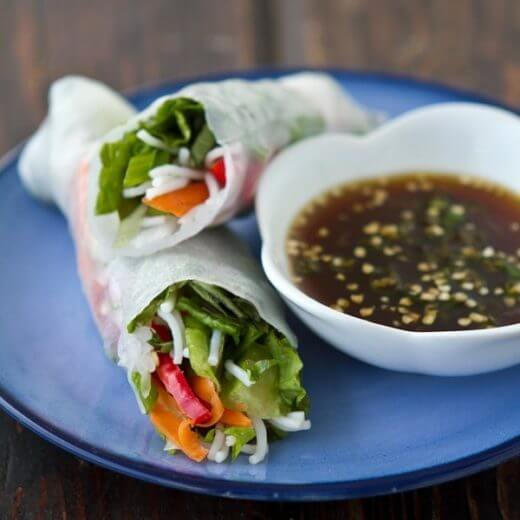 Vegetable Spring Rolls – A Couple Cooks