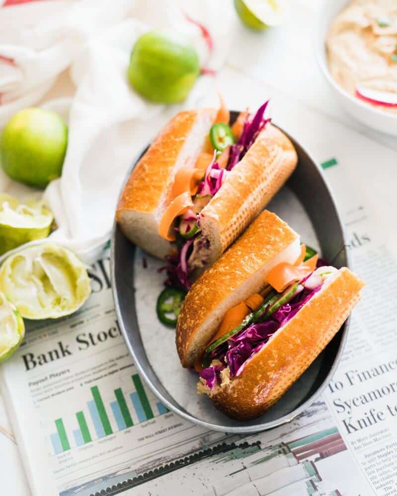Vegan Banh Mi Sandwich – A Couple Cooks