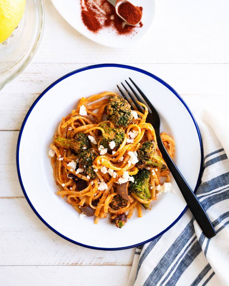 Grilled Vegetable Pasta – A Couple Cooks