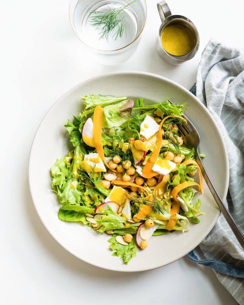 California Salad with Avocado Oil Dressing – A Couple Cooks