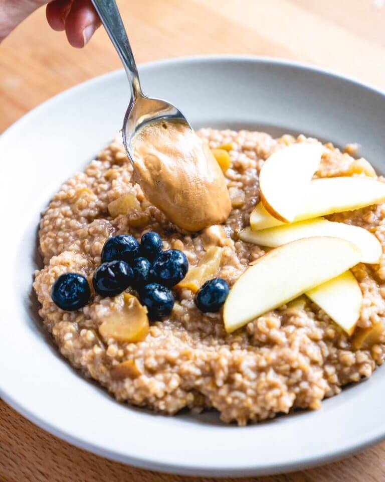 Apple Cinnamon Pressure Cooker Steel Cut Oats – A Couple Cooks