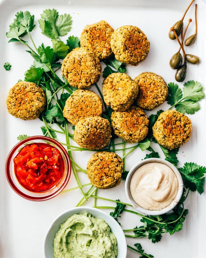 Baked Falafel – A Couple Cooks