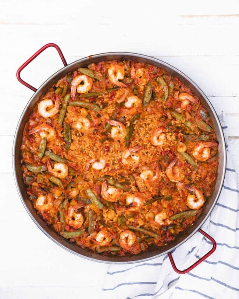 Seafood Paella on an Open Fire – A Couple Cooks