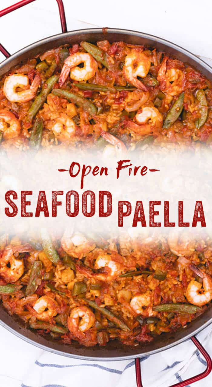 Seafood Paella on an Open Fire – A Couple Cooks