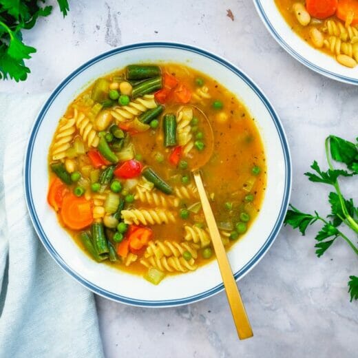 Easy Vegetable Soup – A Couple Cooks