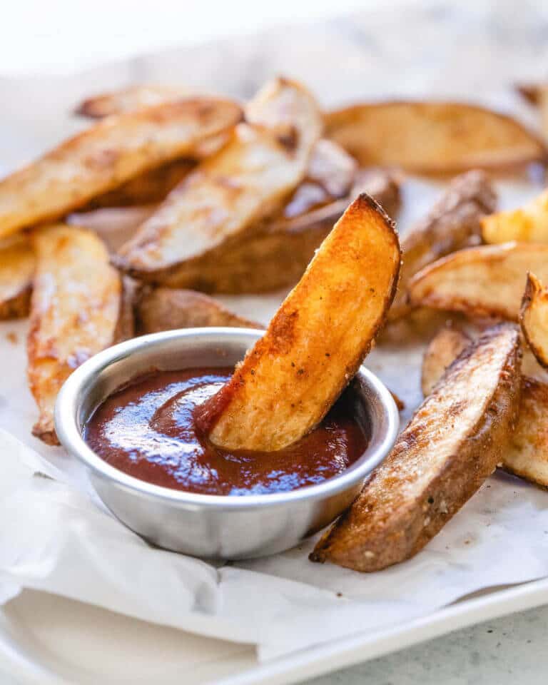 Baked Seasoned Potato Wedges A Couple Cooks