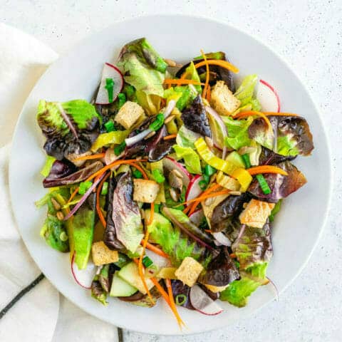 Easy Tossed Salad Recipe – A Couple Cooks