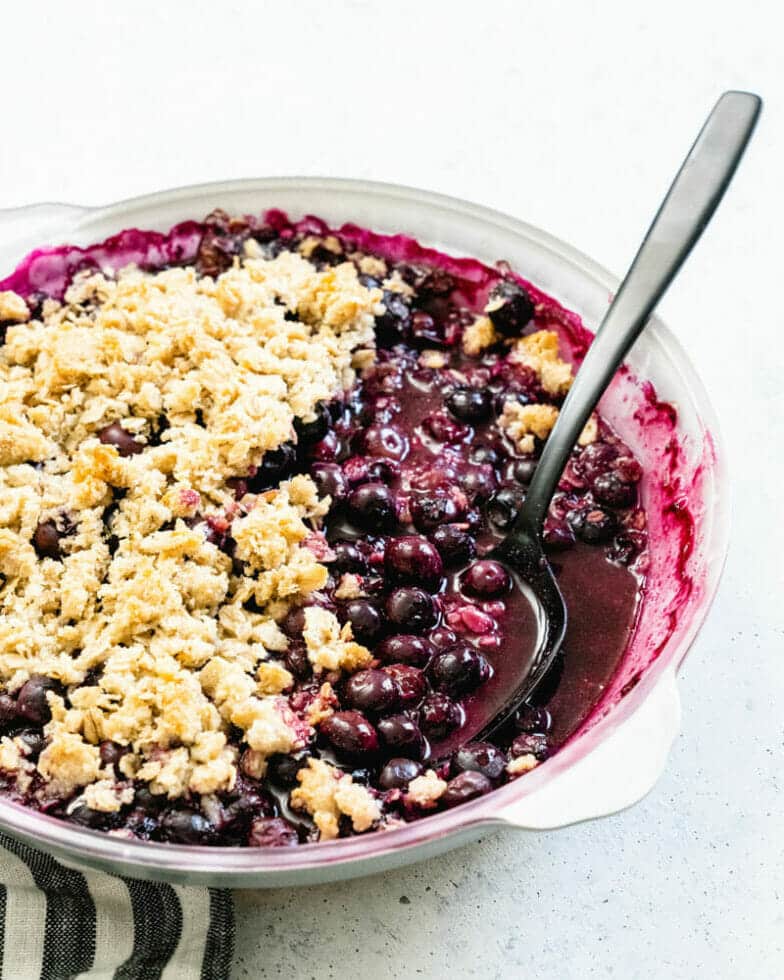 Best Blueberry Crisp Recipe – A Couple Cooks