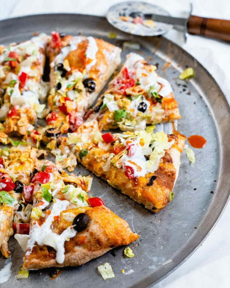 Best Ever Taco Pizza – A Couple Cooks