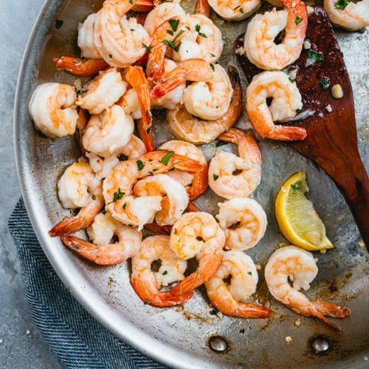 Garlic Butter Shrimp (Fast & Easy Dinner!) – A Couple Cooks