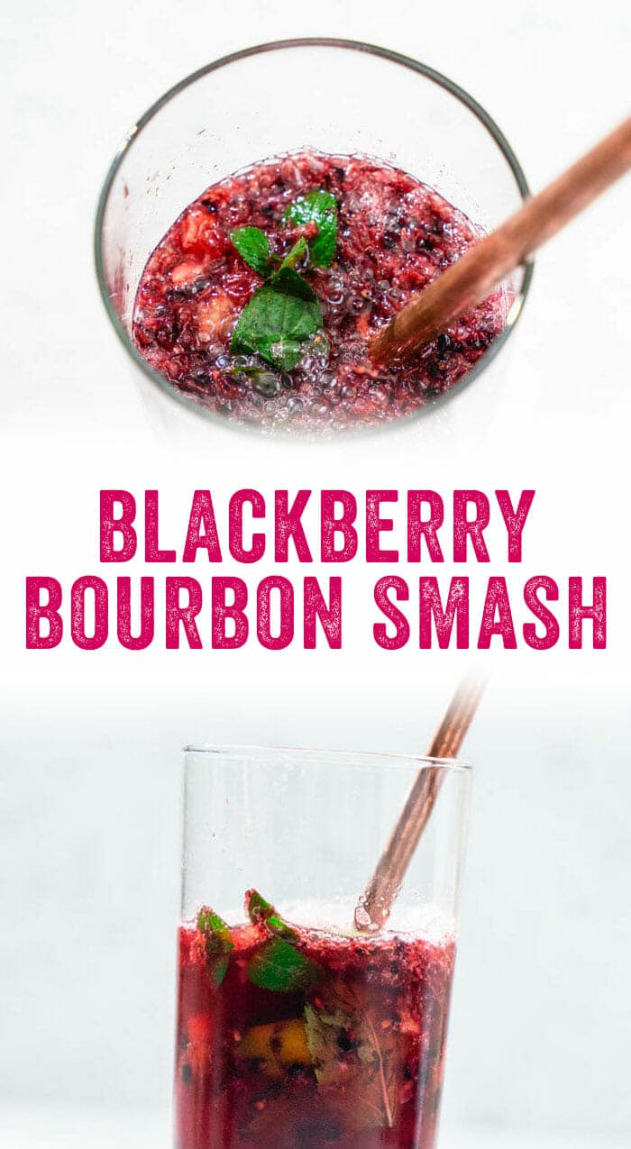 Blackberry Bourbon Smash – A Couple Cooks