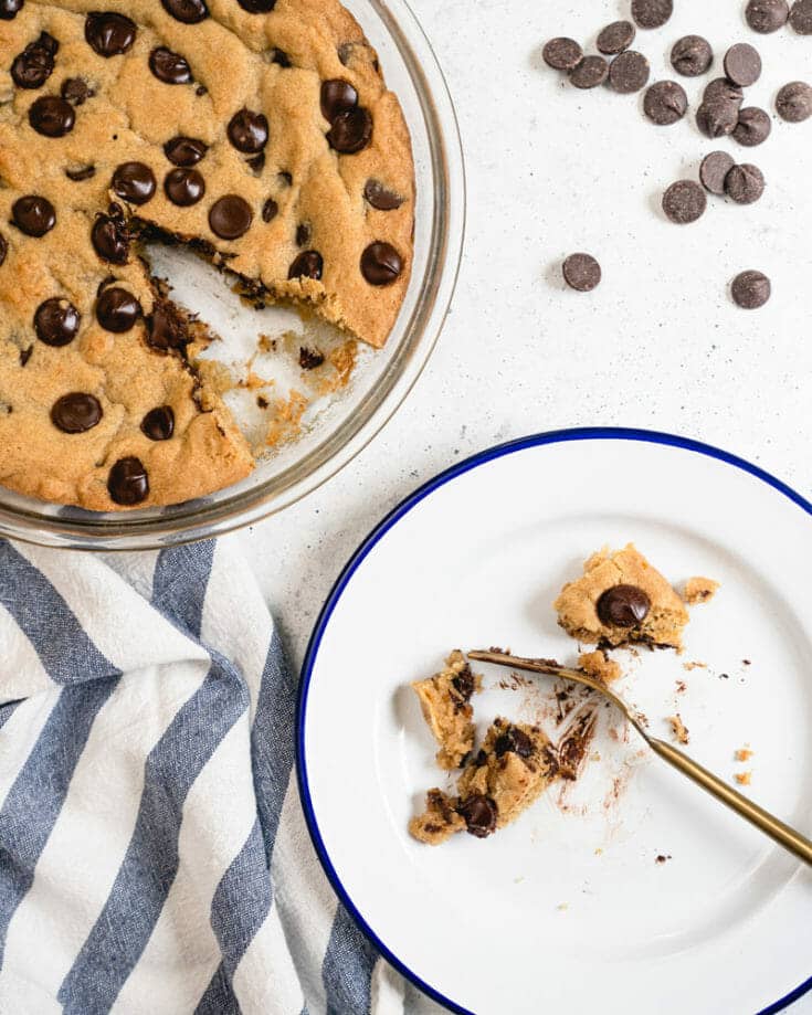 *The Best* Chewy Cookie Cake Recipe – A Couple Cooks