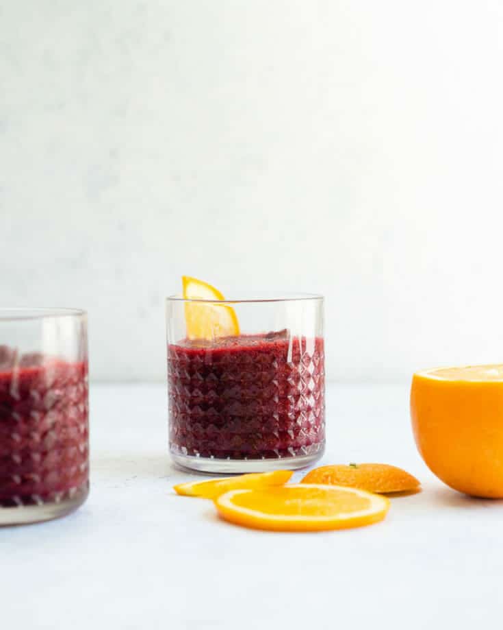 Easy Frozen Sangria – A Couple Cooks