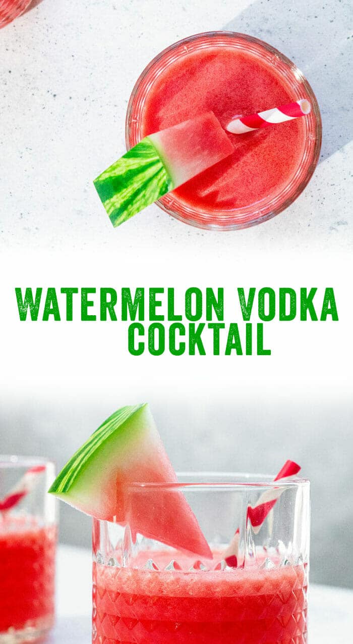 Watermelon Vodka Cocktail (Easy Summer Drink!) – A Couple Cooks