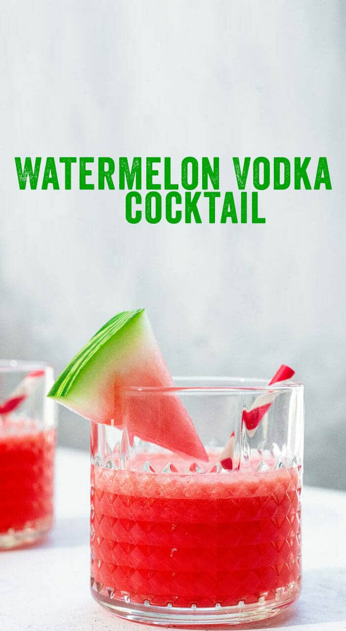 Watermelon Vodka Cocktail (Easy Summer Drink!) – A Couple Cooks