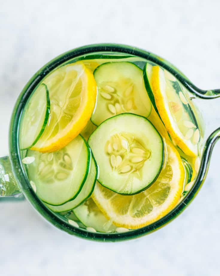 Cucumber Lemon Water Recipe – A Couple Cooks