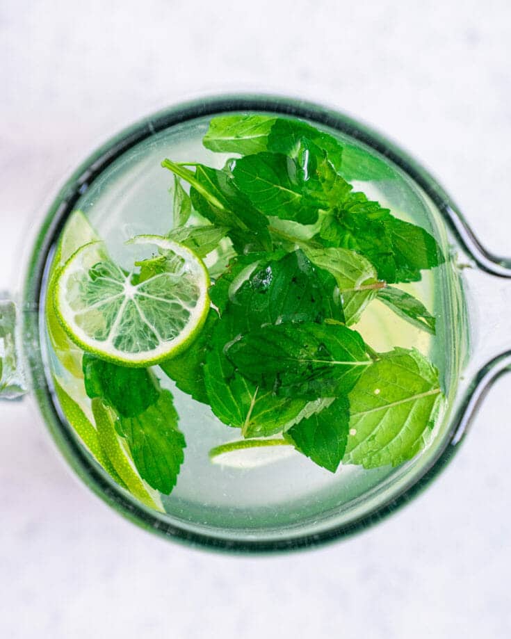 Lime Water Recipe with Mint (A Refreshing, Healthy Drink!)
