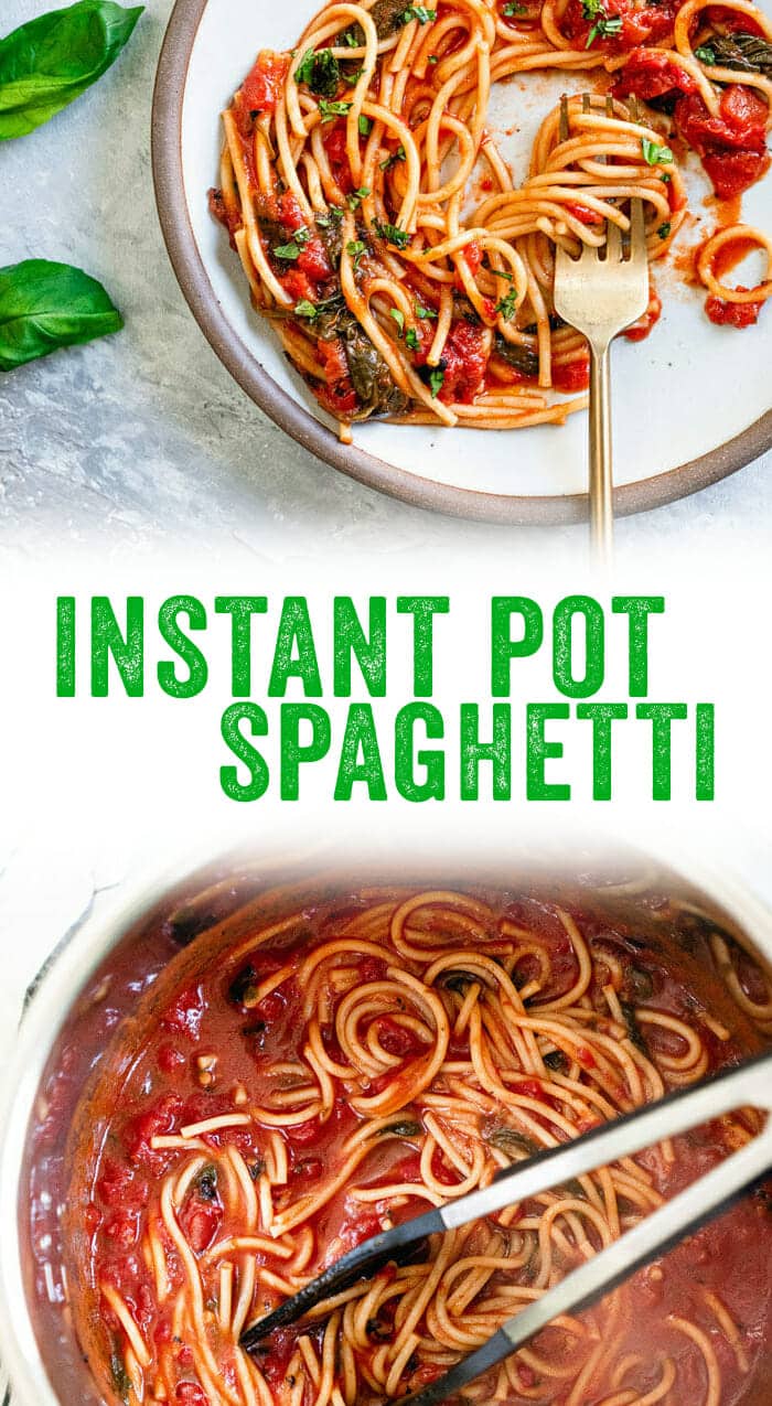 Instant Pot Spaghetti (Cooks in 5 Minutes!) – A Couple Cooks