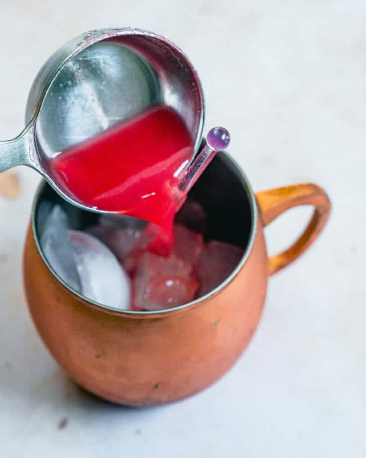 Watermelon Mule (Spin on a Moscow Mule!)