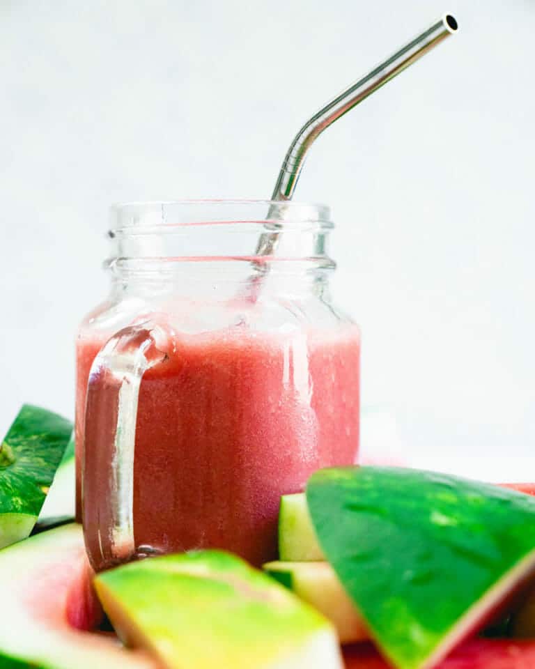 Watermelon Smoothie – A Couple Cooks