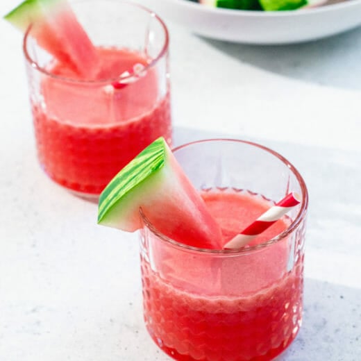 Watermelon Cocktail with Gin – A Couple Cooks