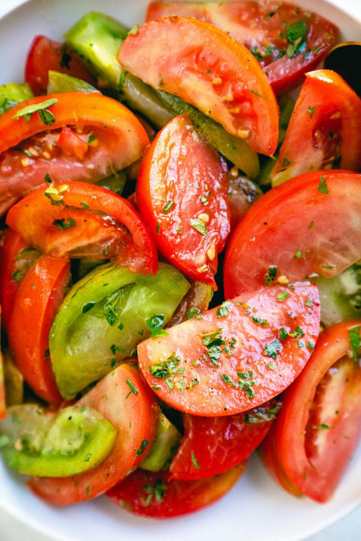 *Best* Fresh Tomato Salad – A Couple Cooks