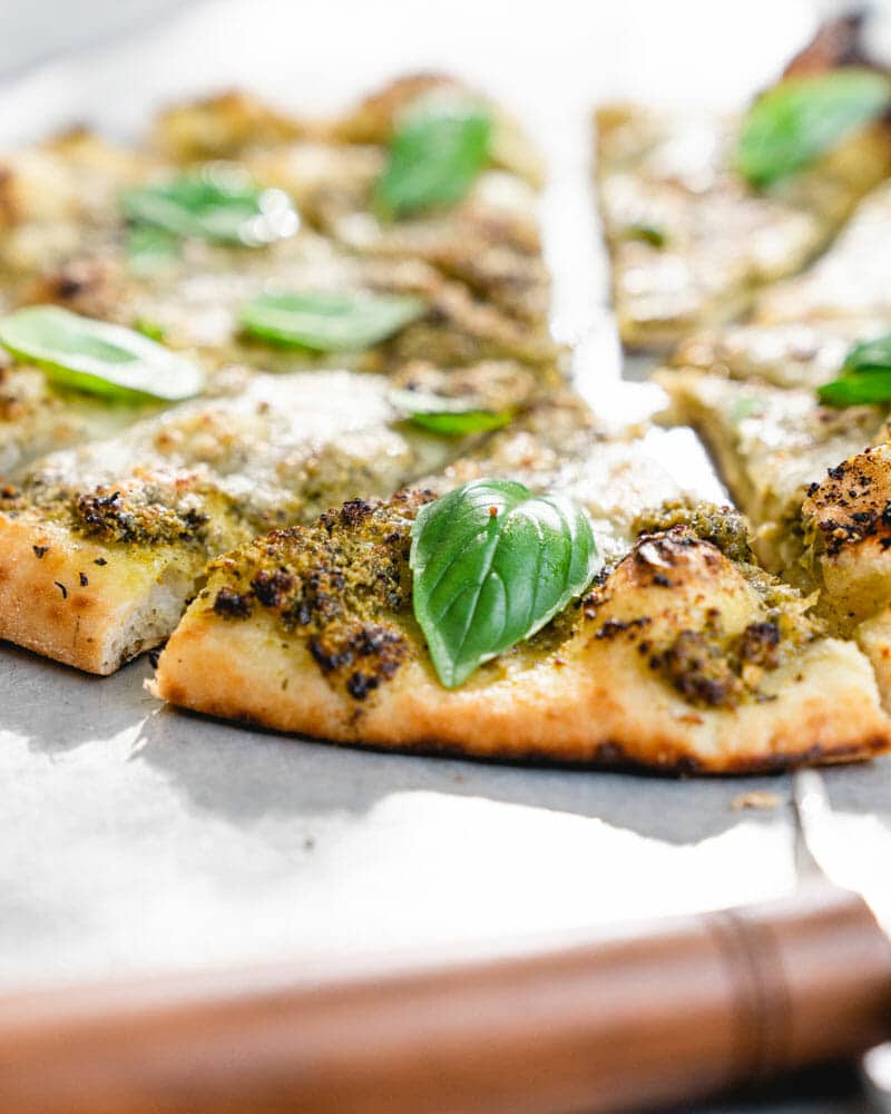 Everything Basil Pizza – A Couple Cooks