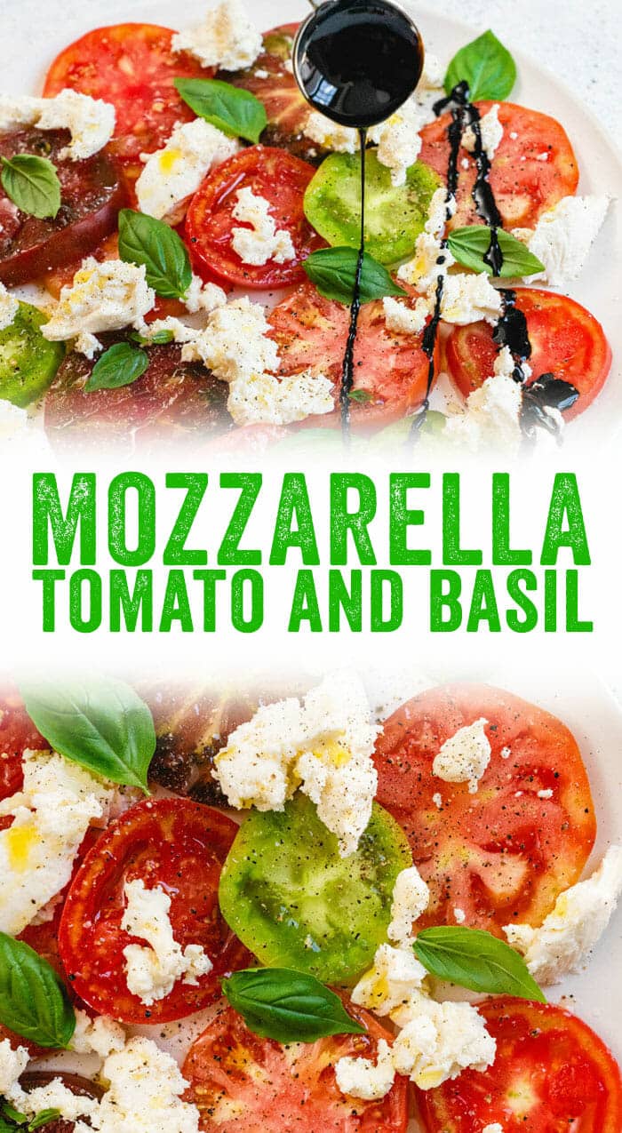 Tomato, Basil & Mozzarella Salad (Caprese Salad) – A Couple Cooks