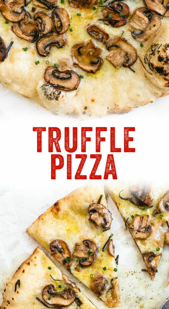 Truffle Pizza with Parrmsan & Chives – A Couple Cooks