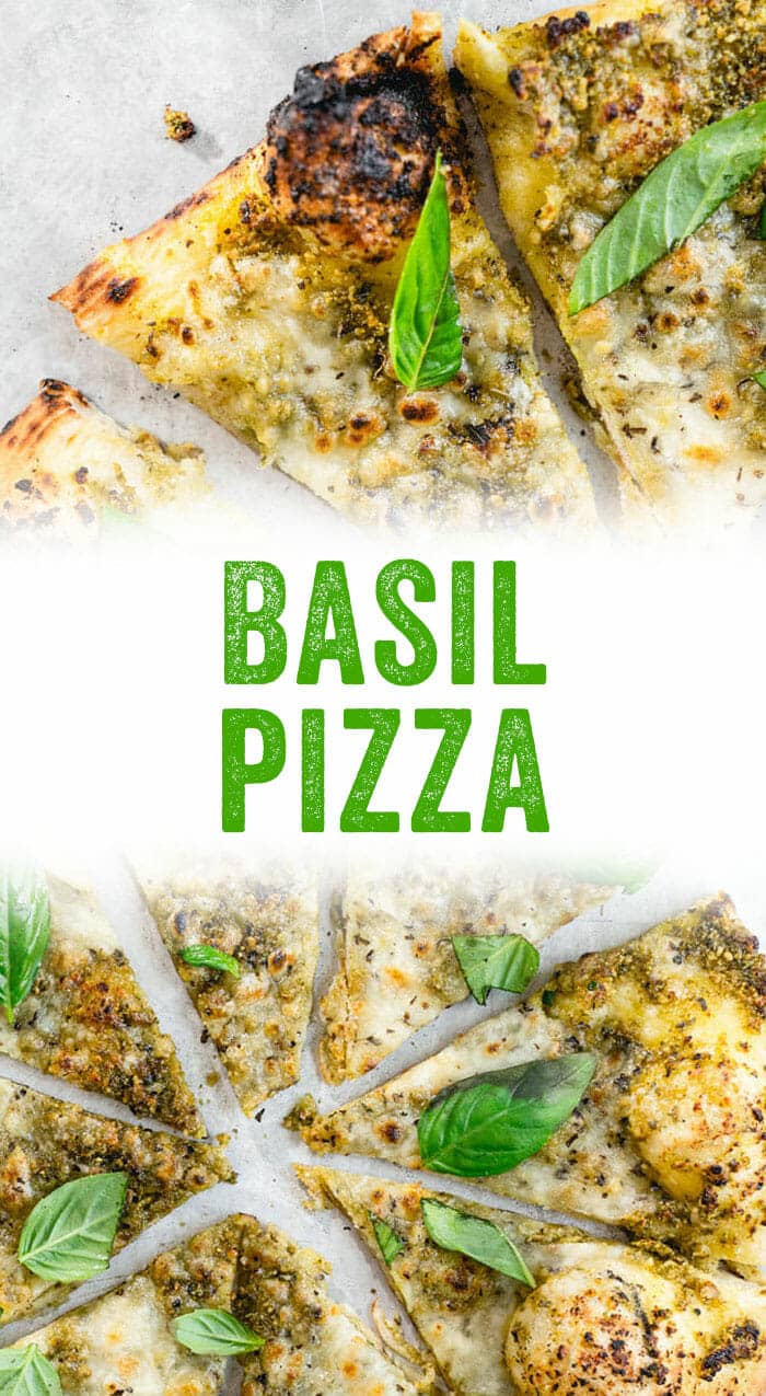 Everything Basil Pizza – A Couple Cooks