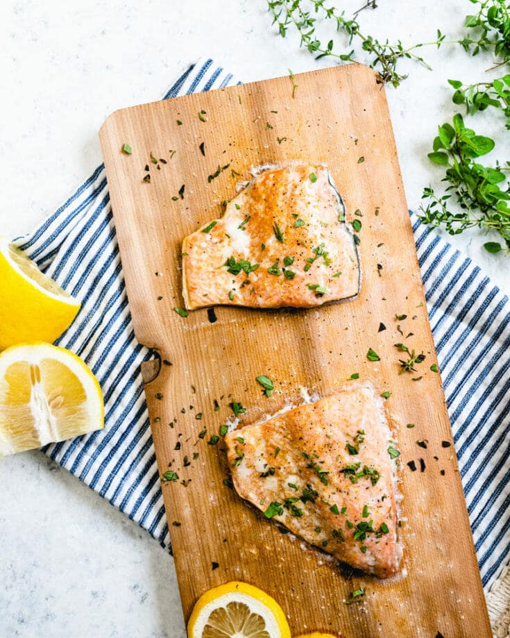 Easy Cedar Plank Salmon – A Couple Cooks