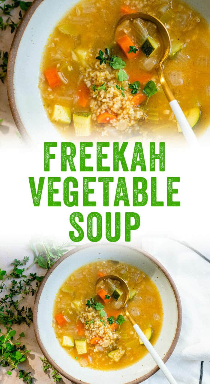 Freekah Vegetable Soup Recipe – A Couple Cooks