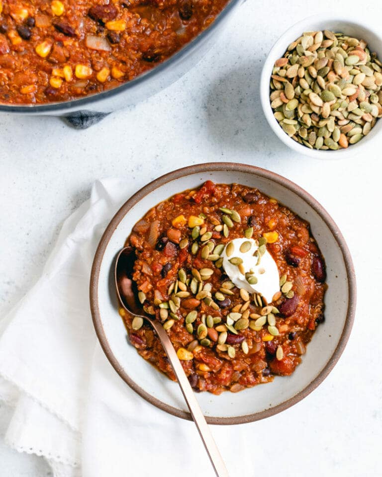 3-Bean Healthy Chili Recipe – A Couple Cooks