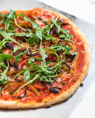 Healthy Pizza (Veggie Loaded!) – A Couple Cooks