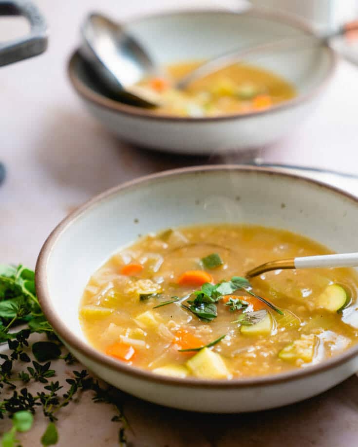 Freekah Vegetable Soup Recipe – A Couple Cooks