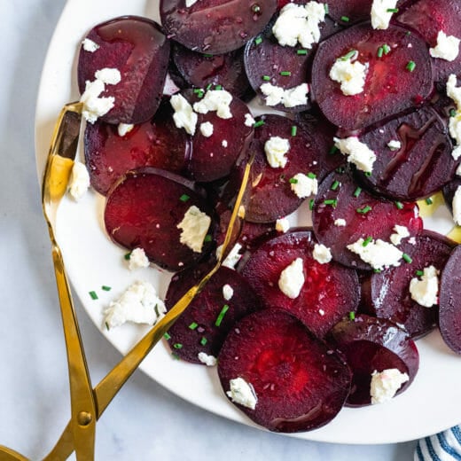 Roasted Beets with Goat Cheese – A Couple Cooks