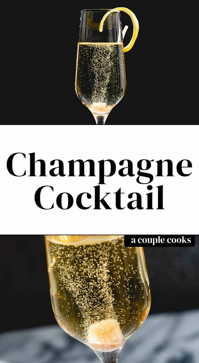 The Classic Champagne Cocktail – A Couple Cooks