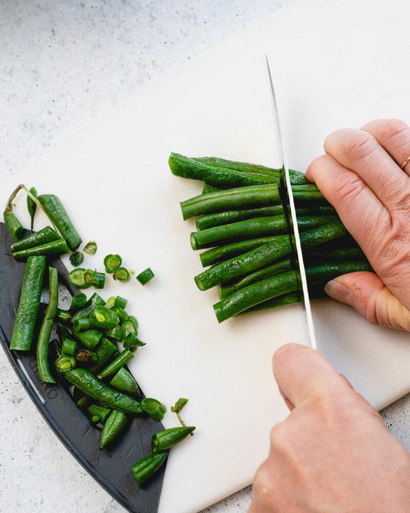 How to Trim Green Beans...Fast! – A Couple Cooks