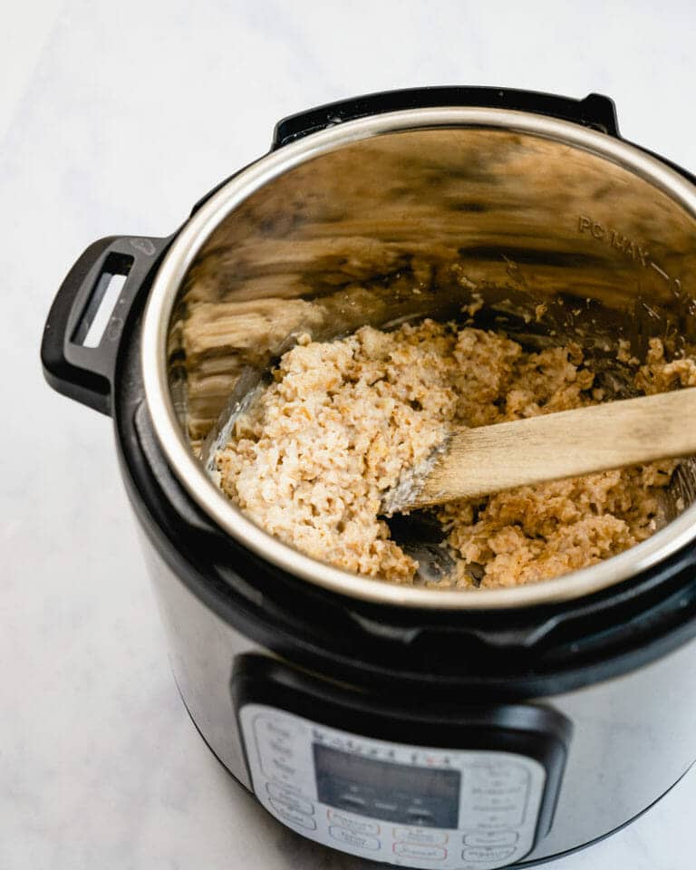 Easy Instant Pot Oatmeal (with Rolled Oats!) – A Couple Cooks