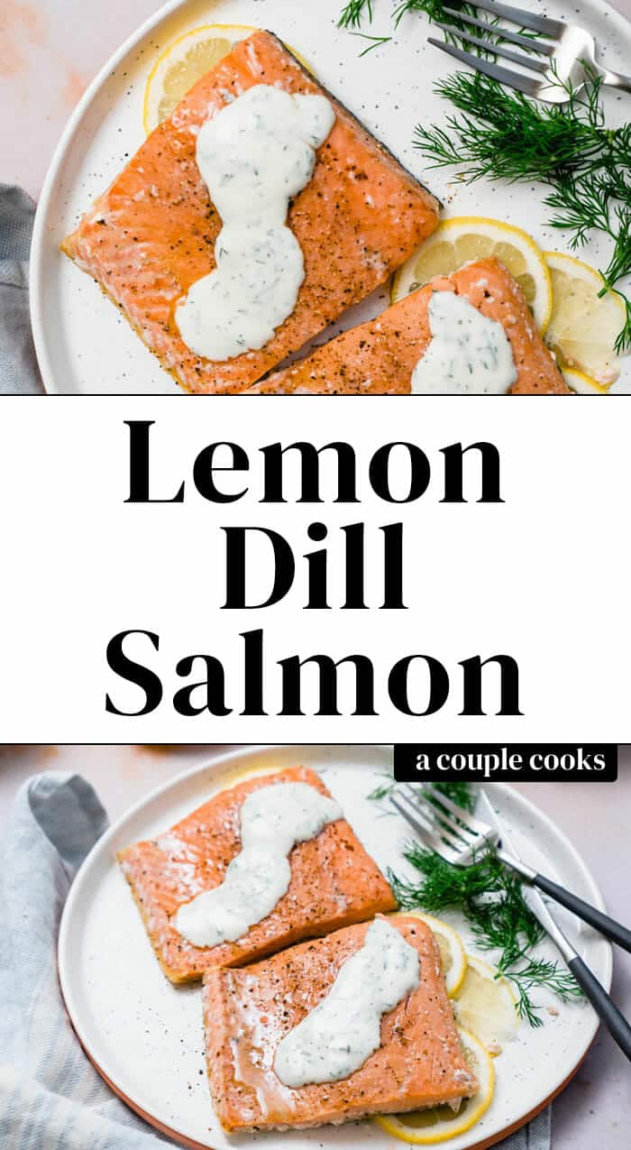 Lemon Dill Salmon (Fast & Easy Dinner!) – A Couple Cooks